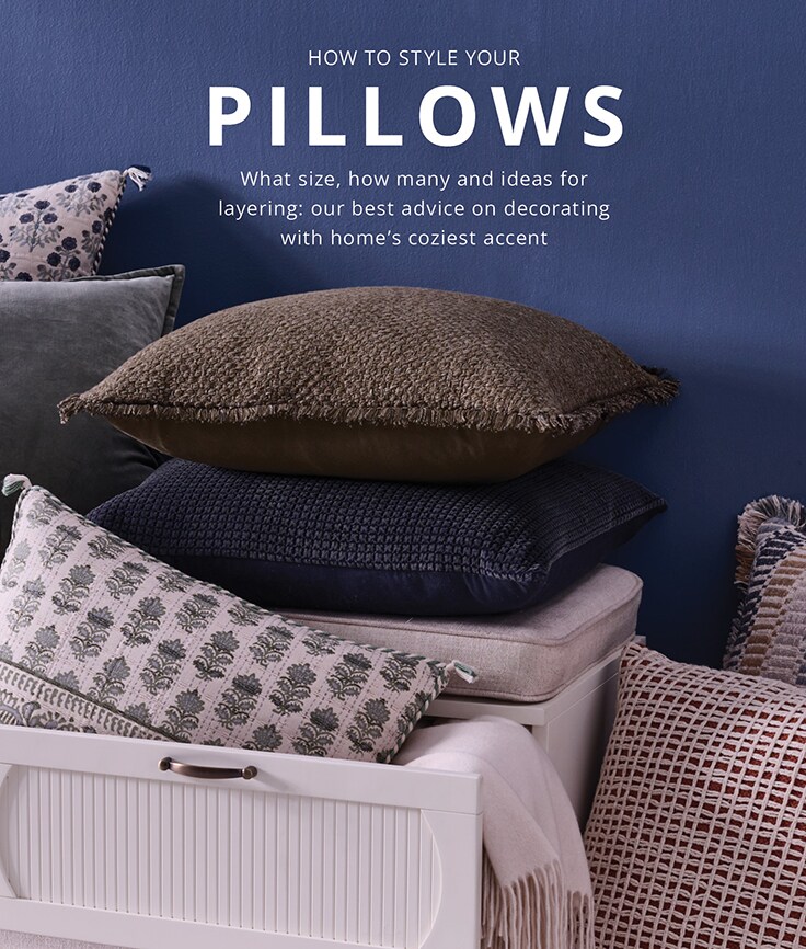 Indoor Decorative Pillows - Outdoor Pillows Style Guide | Grandin Road